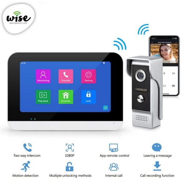 WiFi pametni video interfon sa unutrašnjim monitorom - Smart Systems
