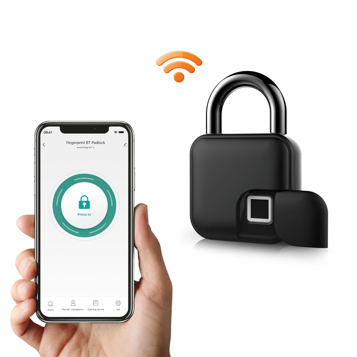 Pametni katanac Bluetooth Fingerprint - Smart Systems